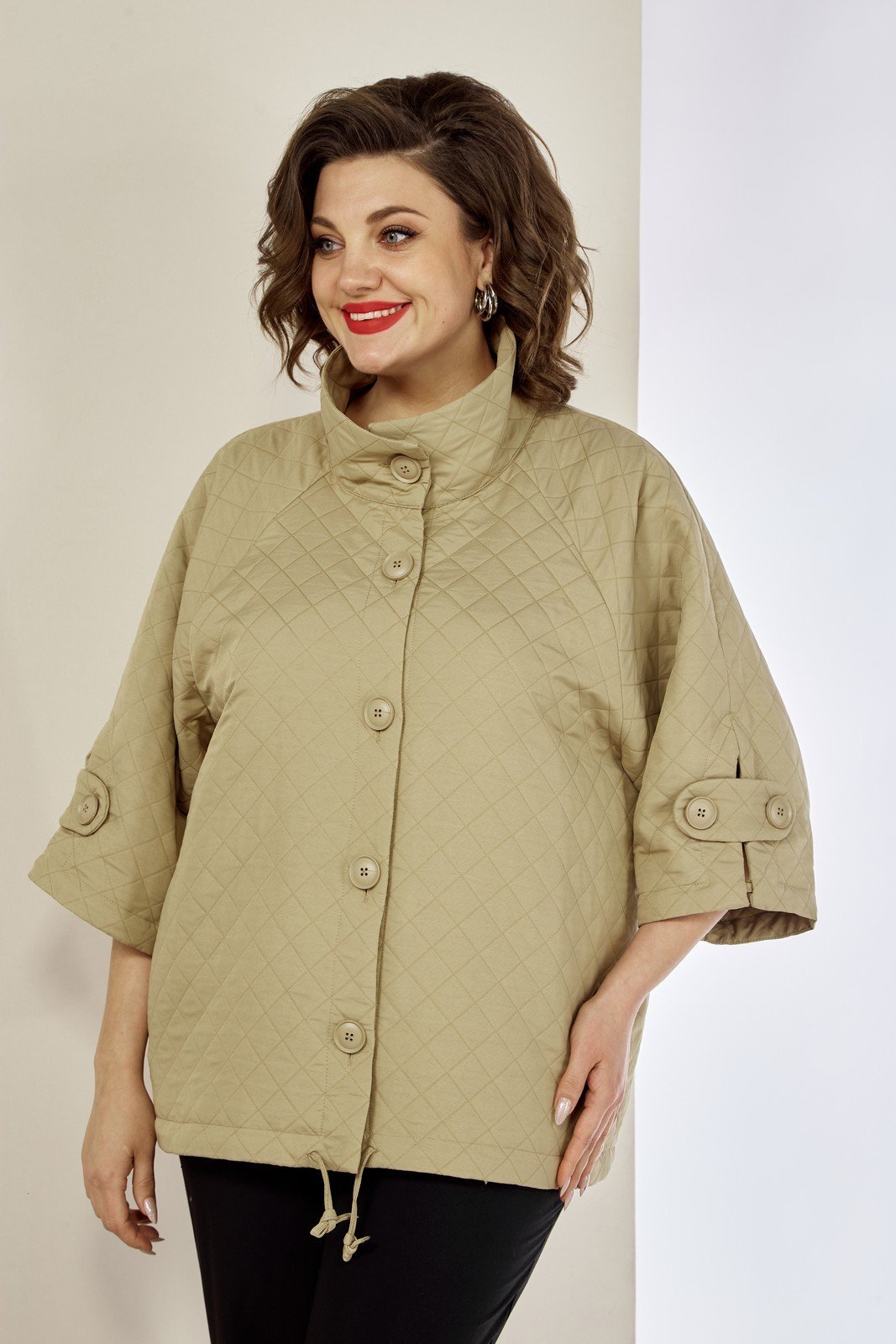 Куртка 2145 бежевый Shetti купить в интернет магазине Велесмода